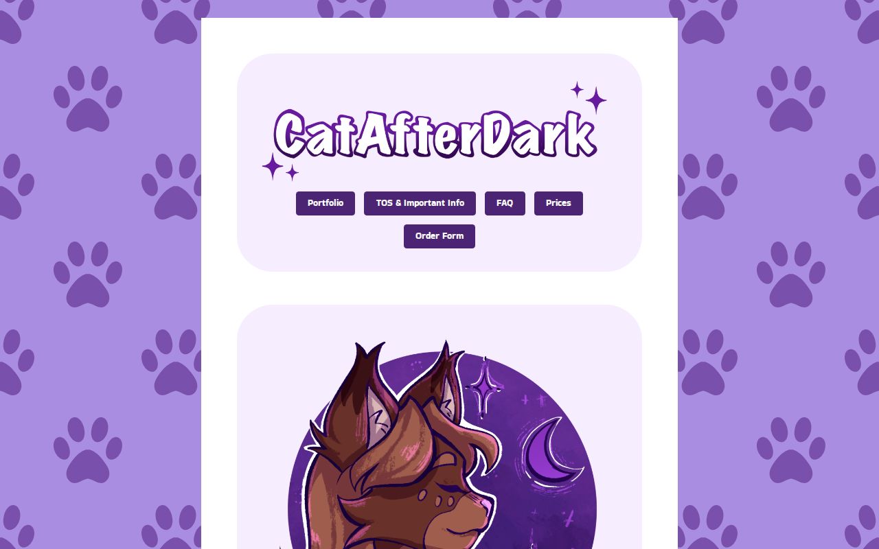 CatAfterDark Carrd